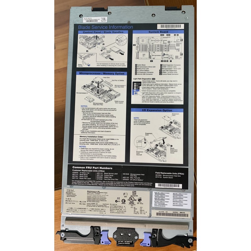 IBM Blade Server HS22 2x Xeon E5530 2,4Ghz Quad Core, 12GB RAM